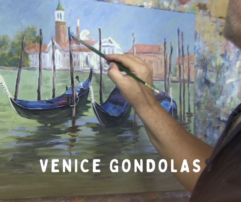 Venice Gondola's Painting - Learn To Paint Academy